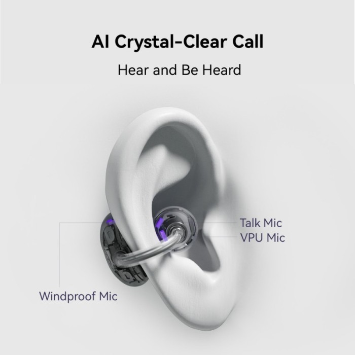 Jual Huawei Freeclip Open-Ear Tws Earphone C-Bridge Design 36Hour Resmi ...