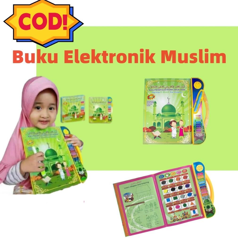 Jual Mainan Anak Buku Pintar Belajar Belajar Membaca Quran Muslim Islam ...