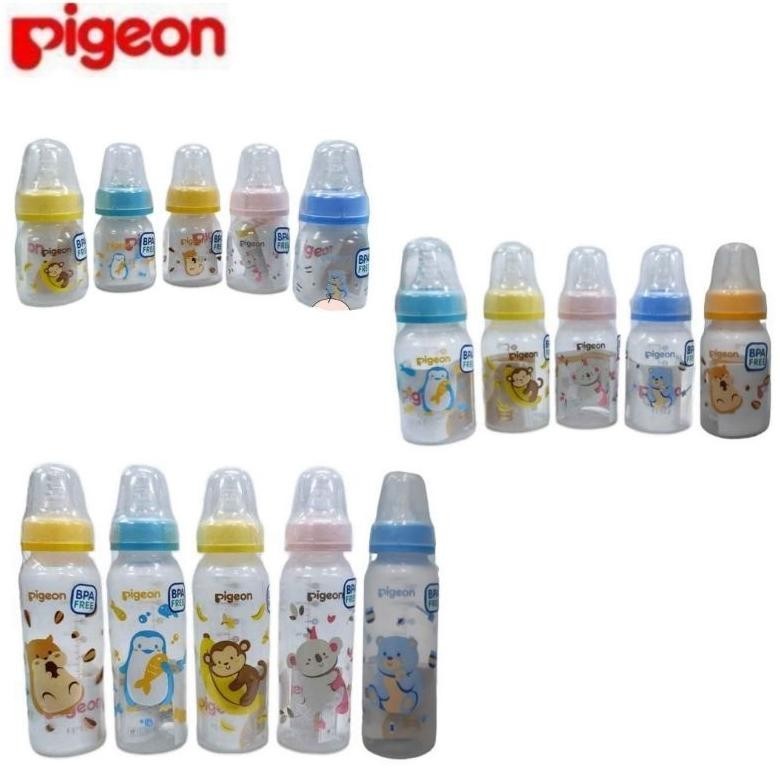 Jual Botol Susu Pigeon Standard Peristaltic Nipple Ukuran 50Ml, 120Ml, 240Ml | Shopee Indonesia
