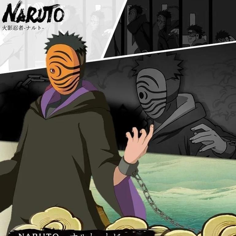 Jual BDC Mask Obito Topeng Obito Kuning Naruto Topeng Uchiha Obito ...