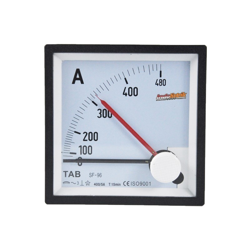 Jual Ampere Meter Maximum Demand Analog AC 400 / 5 A 96 x 96 TAB ...