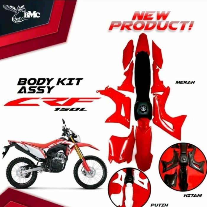 Jual Terbaru Body Kit Full Set Honda Crf 150L Buat Modif/Custom Cross ...