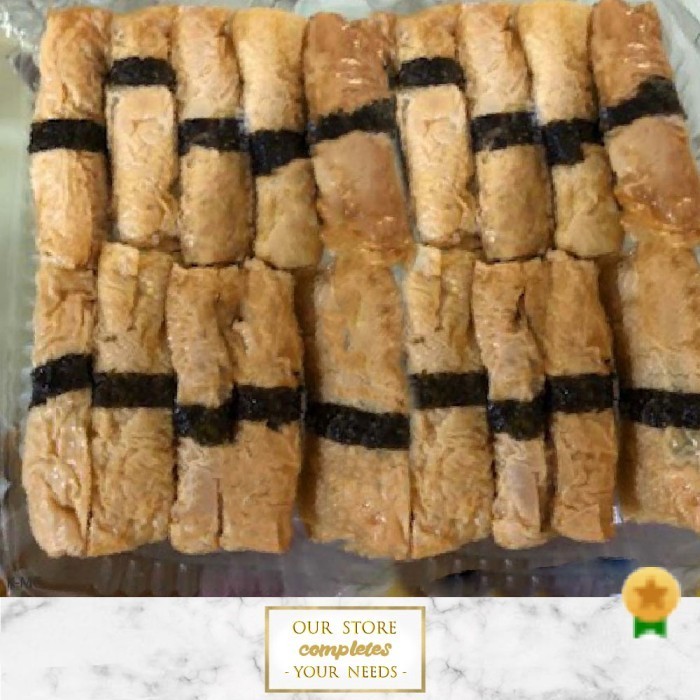Jual Lumpia Kulit Tahu Seaweed Rumput Laut Beancurd Dimsum 10Pc Frozen ...