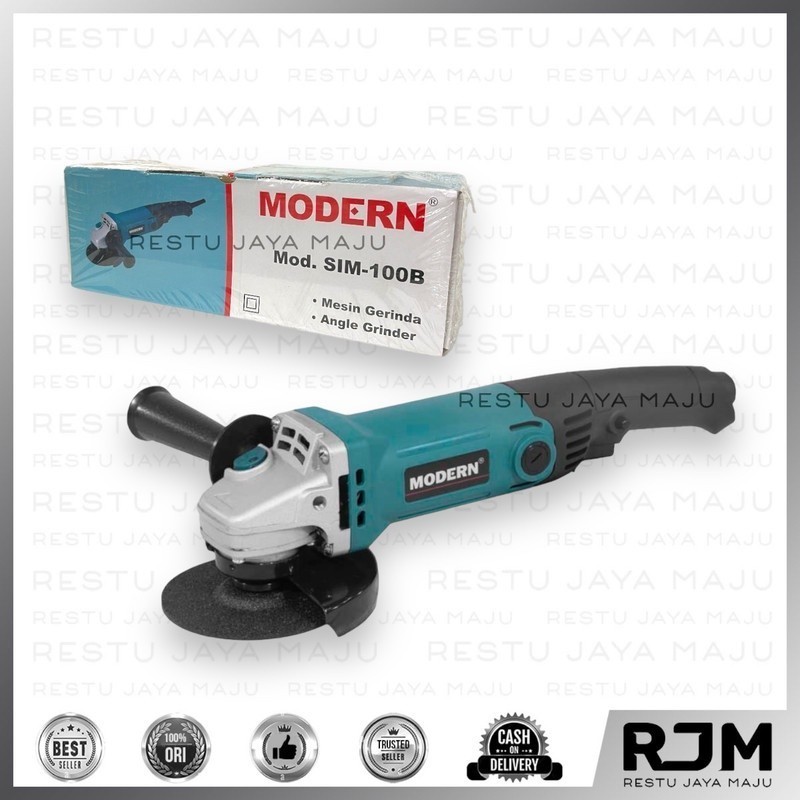 Jual MODERN Mesin Disc Gerinda SIM-100B Angle Grinder disgerinda alat ...