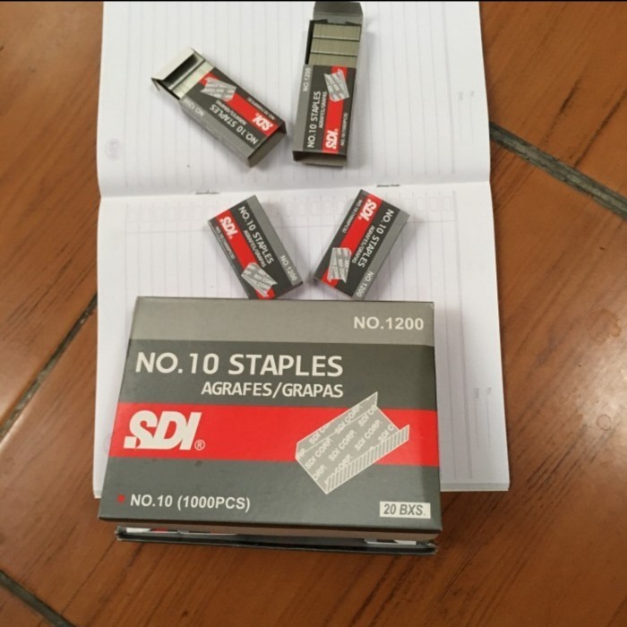Jual Promo Isi Staples Sdi No.10 Untuk Stapler Standart Biasa Pakai Isi ...