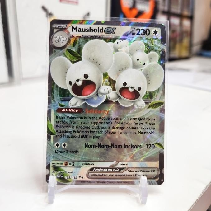 Jual MAUSHOLD ex 155 - Paradox Rift (PARen) - Pokemon TCG English ...