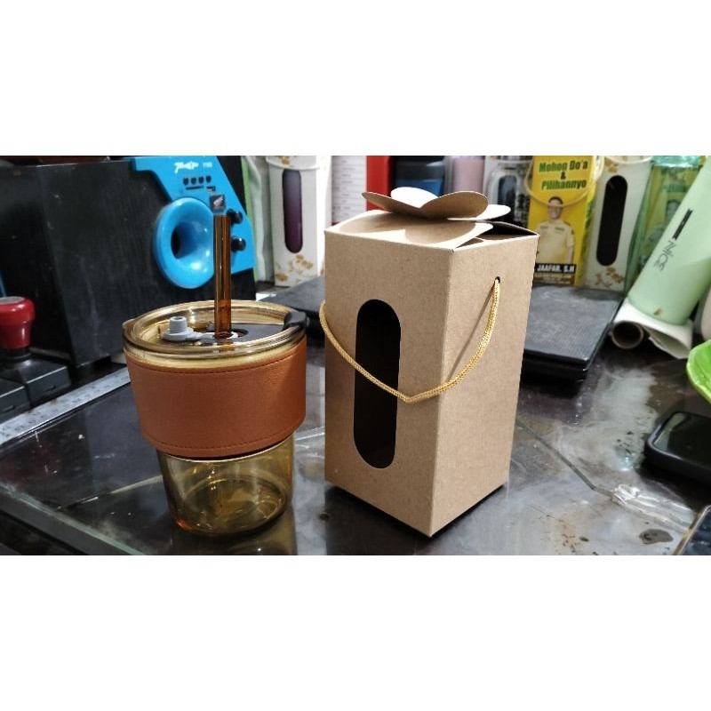 Jual GELAS ESTETIK+BOX SOVENIR | Shopee Indonesia