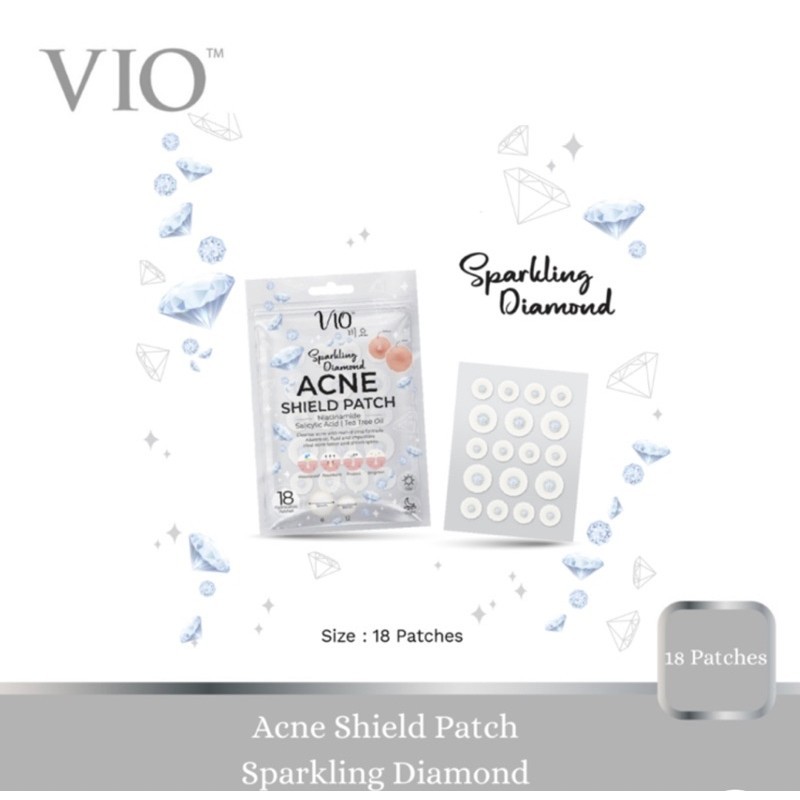 Jual VIO Acne Patch Sparkling Diamond 18patches | Shopee Indonesia