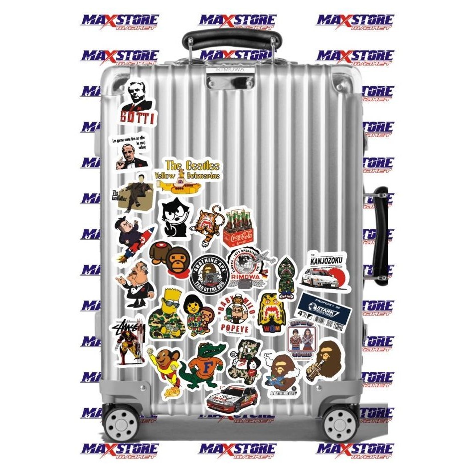 Jual sticker koper / sticker unik / luggage sticker / rimowa sticker ...