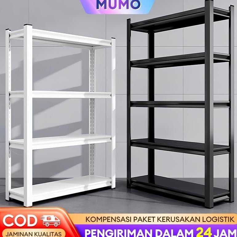 Jual Rak besi 5 susun Rak 5 susun serbaguna 120x180cm Rak gudang Rak ...