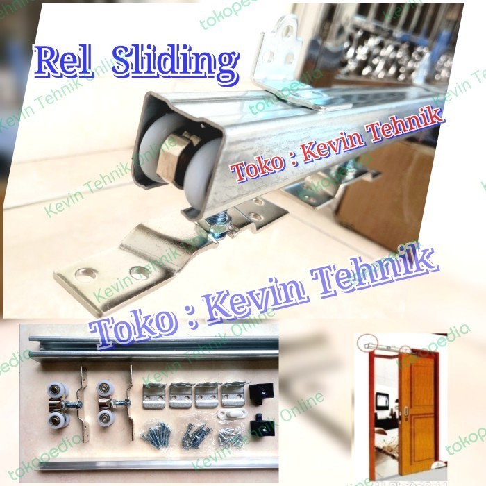 Jual REL SLIDING J4 210 CM, REL PINTU GESER, REL PINTU SLIDING | Shopee Indonesia