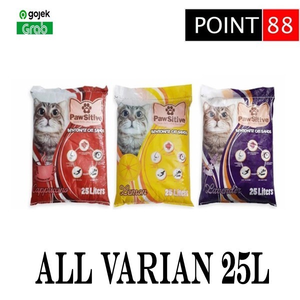 Jual PASIR KUCING PAWSITIVE ALL VARIAN 25L / | Shopee Indonesia