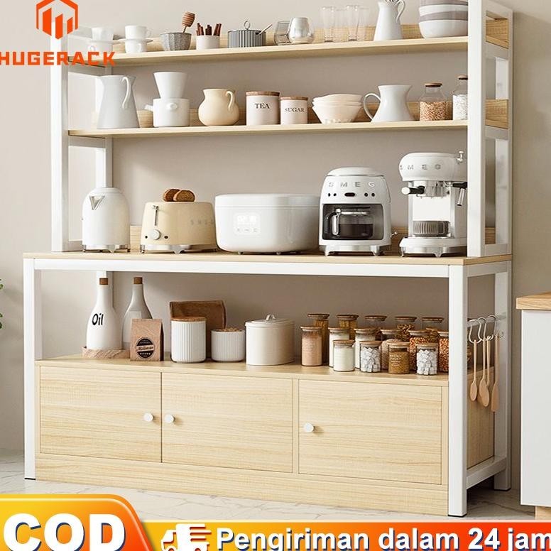 Jual Rak Dapur Microwave /Rak Oven Microwave Dengan Kabinet /Rak Bumbu ...
