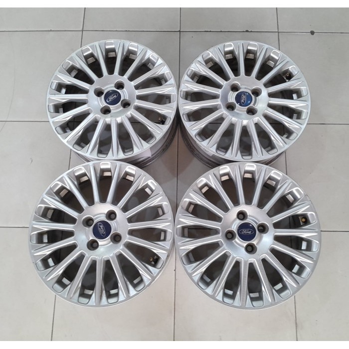 Jual VELG BEKAS MURAH OEM FORD FIESTA RING 16 PCD 4X100 SILVER | Shopee Indonesia