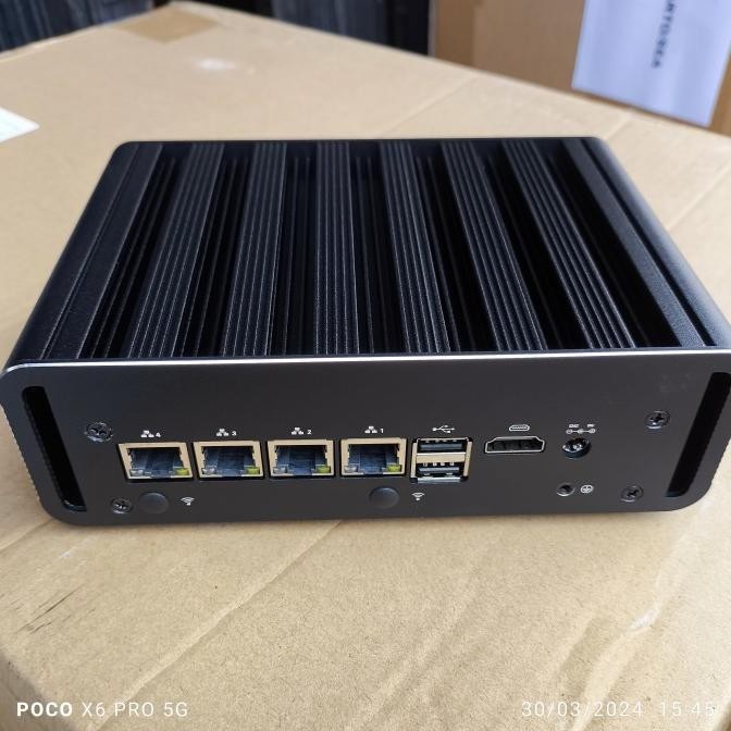 Jual Industrial Mini PC Router x86 Intel N100 4Port LAN 2.5G | Shopee ...