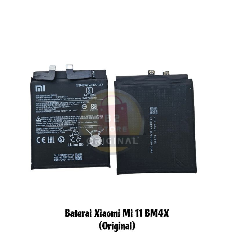 Jual BATERAI BATTERY XIAOMI MI 11 BM4X | Shopee Indonesia