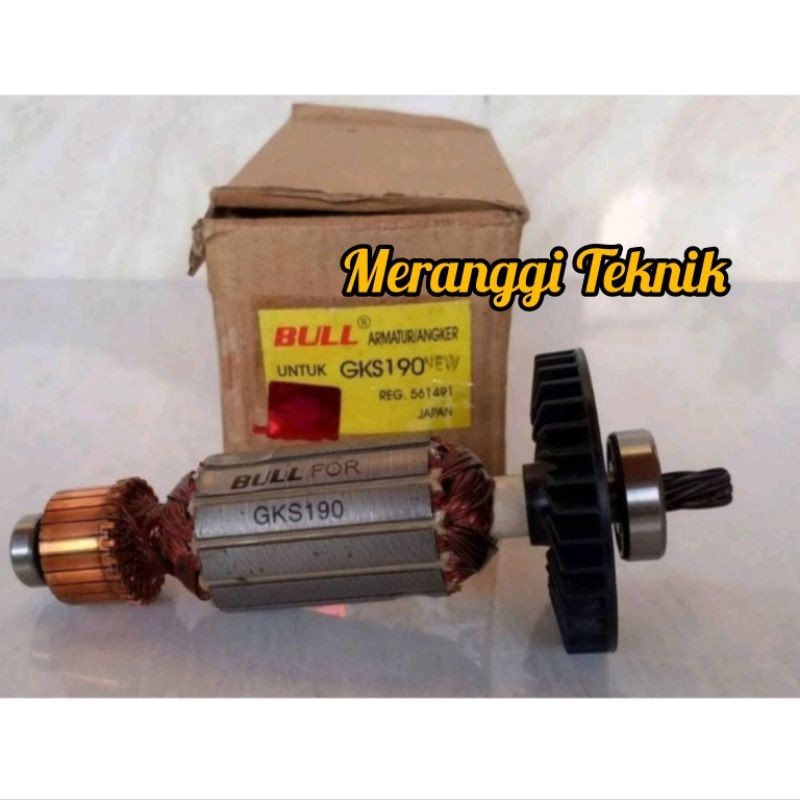 Jual id3392 Armature Angker circular saw serkel GKS190 new GKS 190 bull ...