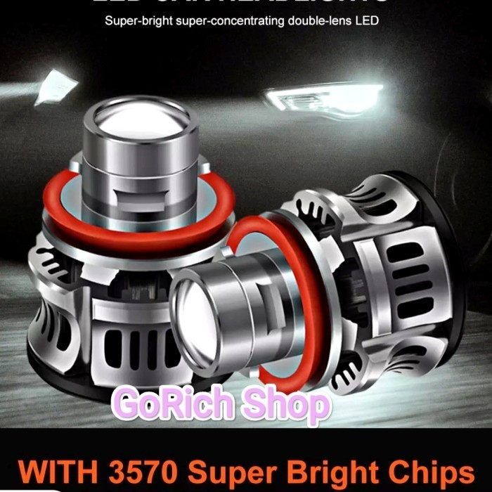 Jual Led Laser Foglamp Headlamp H11 H8 H16 Super Terang | Shopee Indonesia