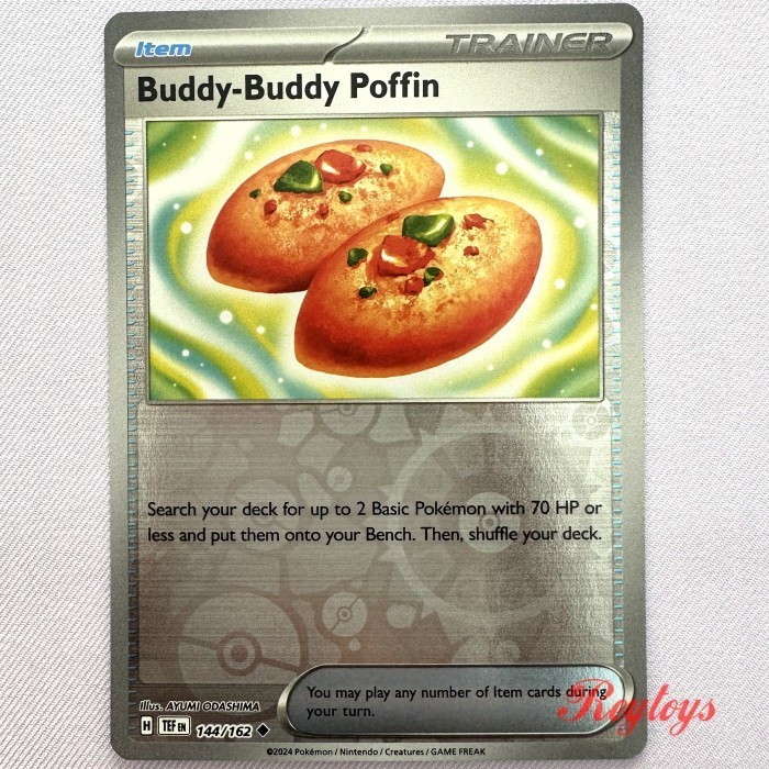 Jual Pokemon TCG Temporal Forces TEFen - 144 Buddy-Buddy Poffin ( RH ...