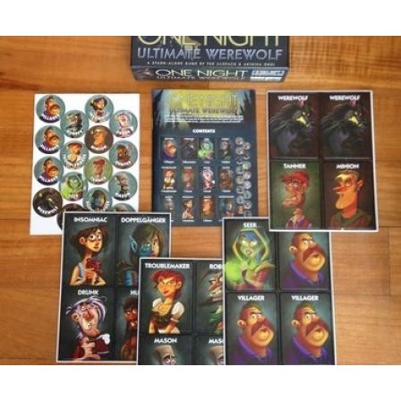 Jual PROMO!!! ONE NIGHT ULTIMATE WEREWOLF BOARD GAME BOARDGAME CARD ...