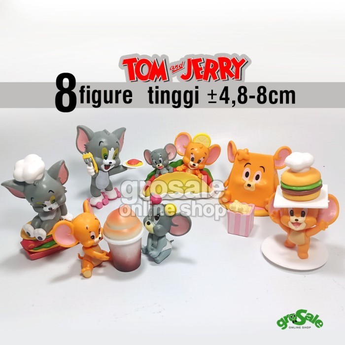 Jual MUST HAVE!! TOM AND JERRY BREAKFAST FOOD ACTION FIGURE MOVIE ...