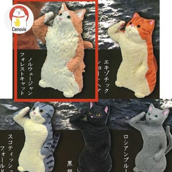 Jual Gashapon keirei salute cat YELL kucing hormat gacha | Shopee Indonesia
