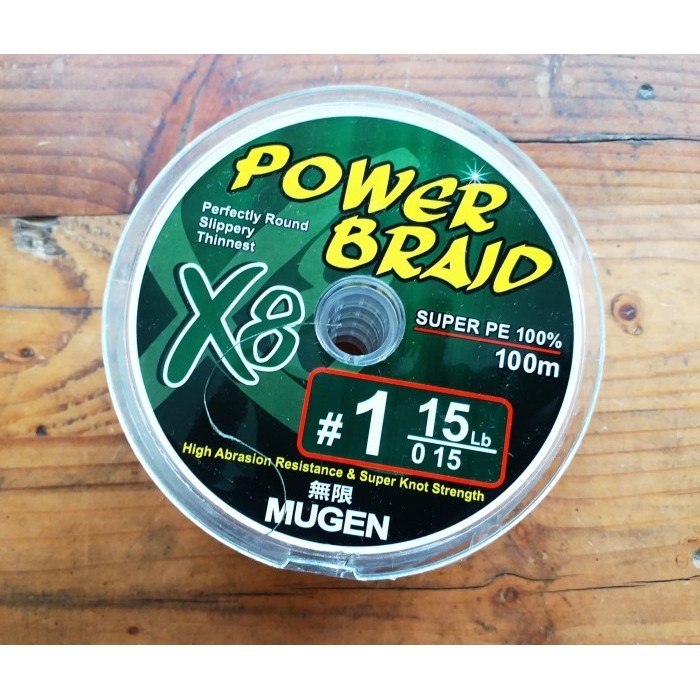 Jual Senar PE Mugen Power Braid PE1 X8 / Senar PE 1 / senar pancing ...
