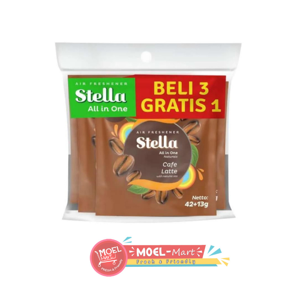 Jual STELLA AIO CAFE LATTE 42+13GR (3'S+1'S) | Shopee Indonesia