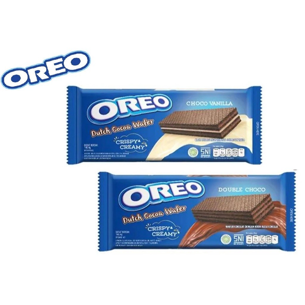 Jual OREO Wafer Rasa Choco Vanilla dan Double Choco 140.4gr | Shopee ...