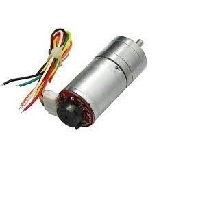 Jual Gear Motor High Torque Motor DC 25GA370 12V 130RPM w/ Encoder | Shopee Indonesia