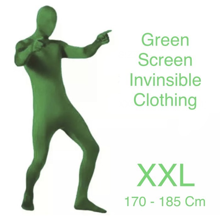 Jual Selens Kostum Baju Chroma Key Xxl Green Screen Invinsible Clothing ...
