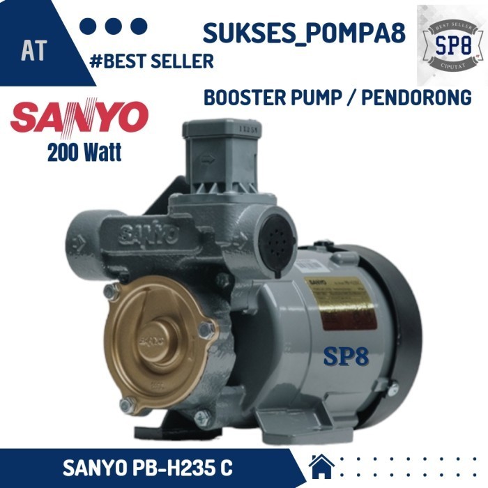 Jual Tersedia!!! Booster Pump Sanyo Pb-H235C Otomatis / Pompa Air Pendorong | Shopee Indonesia