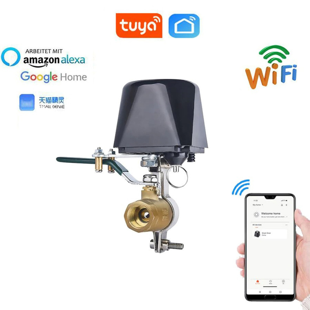 Jual Buzper Regulator Gas Pintar Smart WiFi Control Water Valve Gas ...