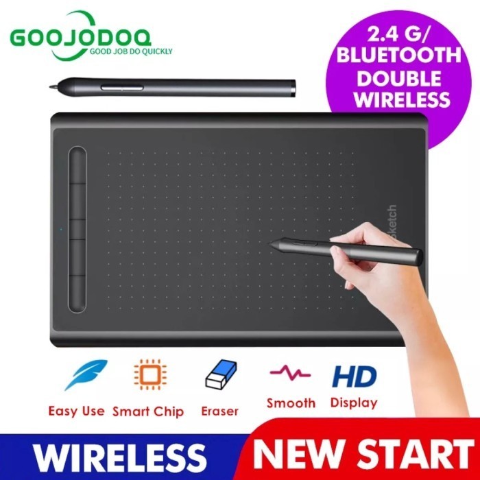 Jual GOOJODOQ 12-INCH DRAWING TABLET W/ PEN DIGITAL ART BLUETOOTH ...