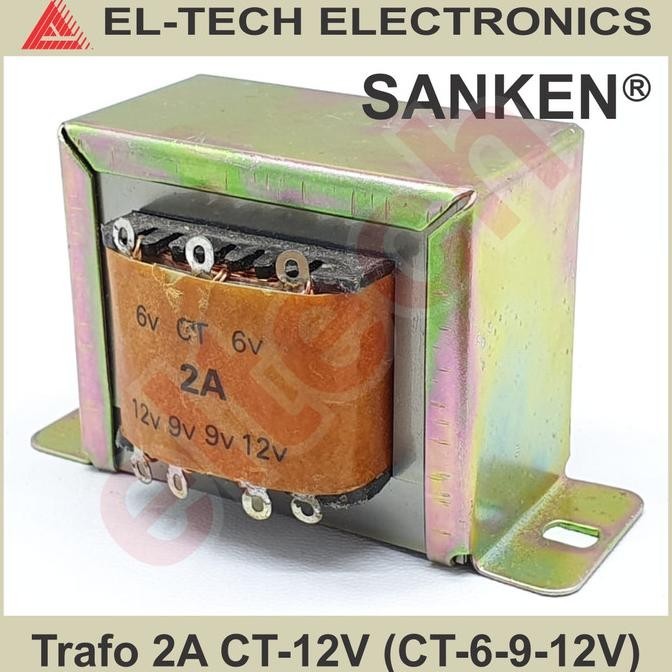 Jual SANKEN 2A CT 12V Trafo Transformator Power Supply Catu Daya ...