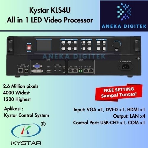 Jual Kystar KLS4U LED Video Processor Videotron Controller Sending Box ...