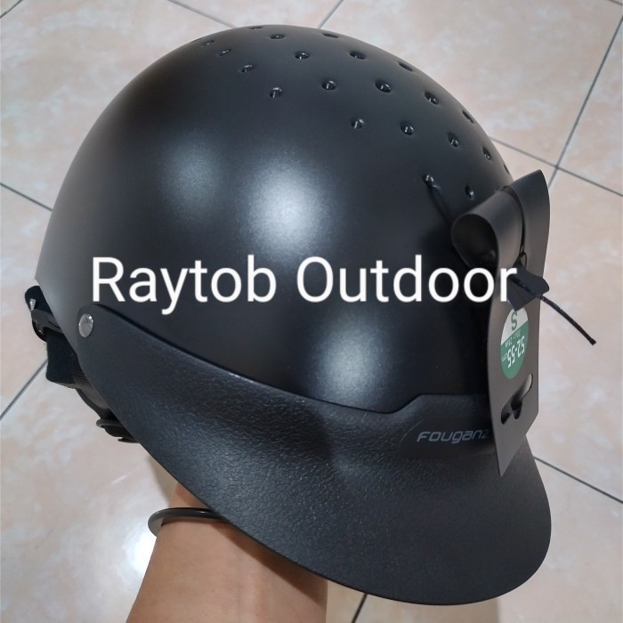 Jual Helm Berkuda 100 Horse Riding Helmet Fouganza Black | Shopee Indonesia