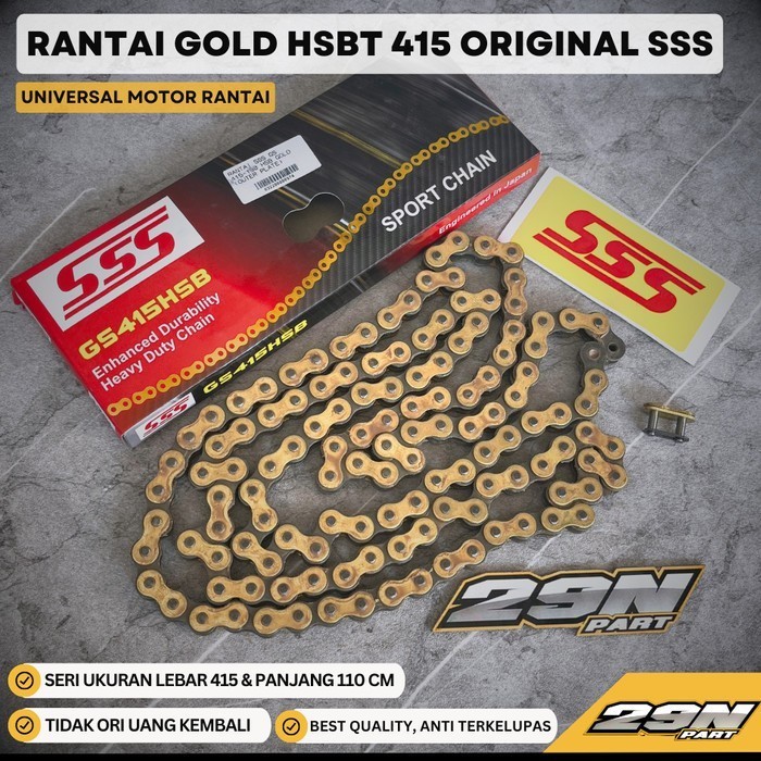 Jual RANTAI RX KING RXS F1ZR JUPITER SHOGUN 415 130 HSBT GOLD ORIGINAL ...