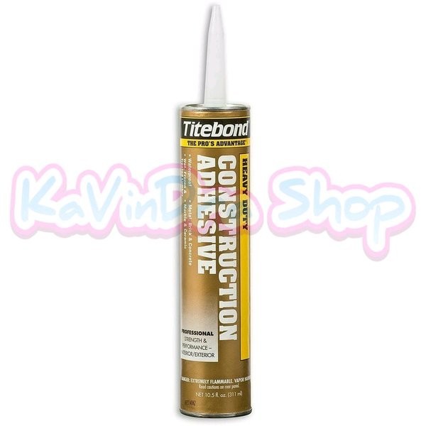 Jual LEM KONSTRUKSI TITEBOND HEAVY DUTY CONSTRUCTION ADHESIVE CARTRIDGE ...