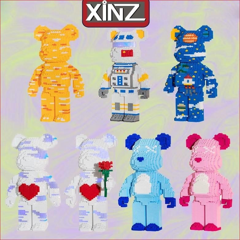 Jual Mainan Lego Anak Xinz 110+Pcs 3D Block Bricks Violent Bear Bricks ...