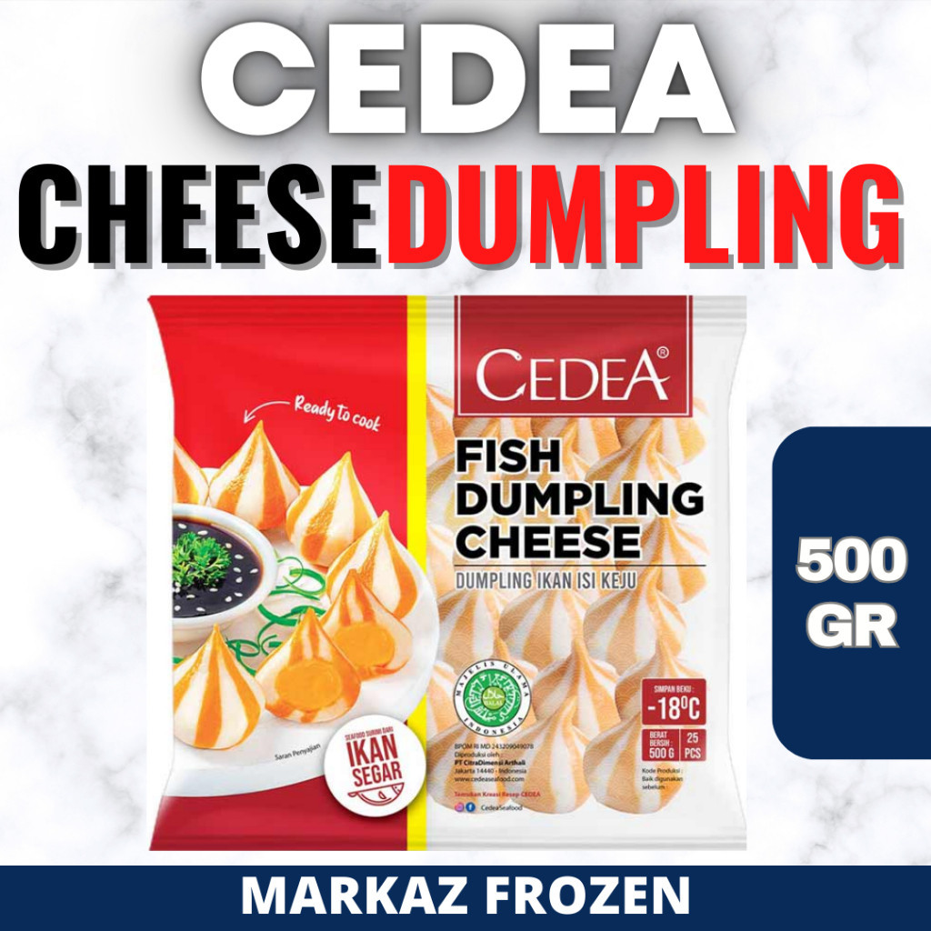 Jual CEDEA CHEESE DUMPLING 500GR (24/Q) | Shopee Indonesia