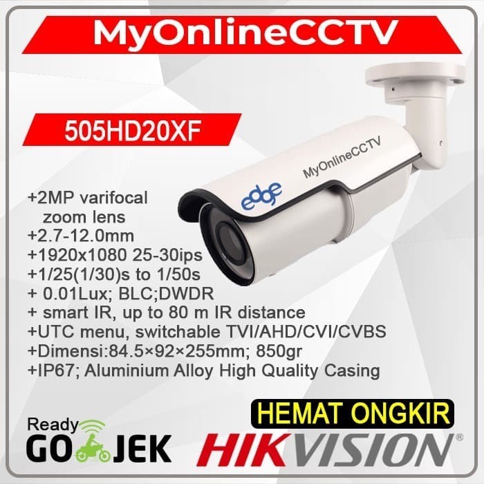 Jual Kamera Cctv Outdoor Edge 2Mp Varivocal Bisa Zoom Bisa Semua Dvr ...