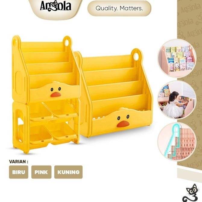 Jual Rak Buku Anak Model Bebek 4 Tingkat C01/C02 Baby Duck Bookshelf ...