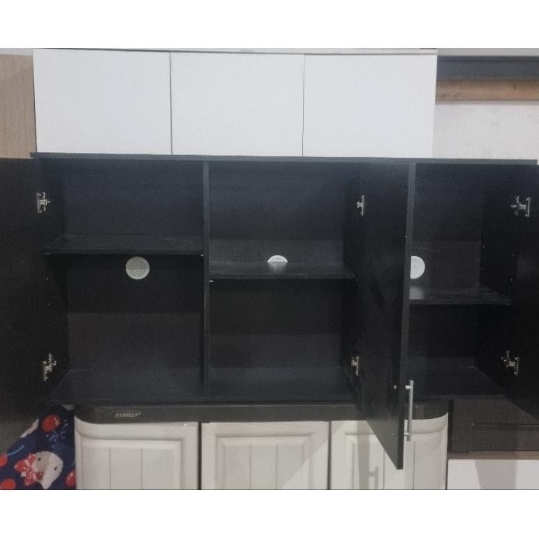 Jual KITCHEN SET ATAS 3PINTU MINIMALIS LEMARI GANTUNG MINIMALIS RAK ...