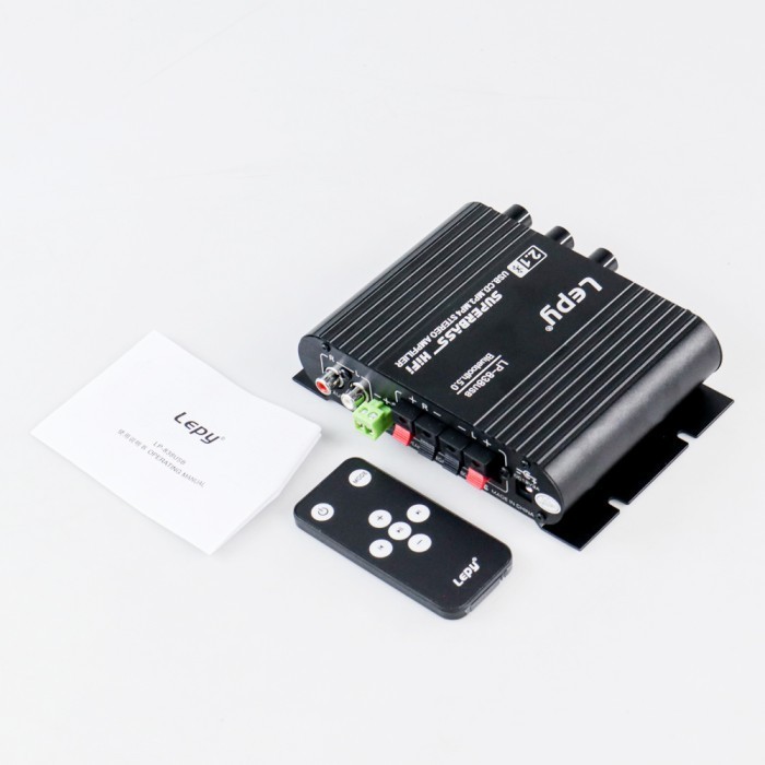 Jual Hi-Fi Stereo Car Audio Amplifier Bluetooth Sound Booster With ...