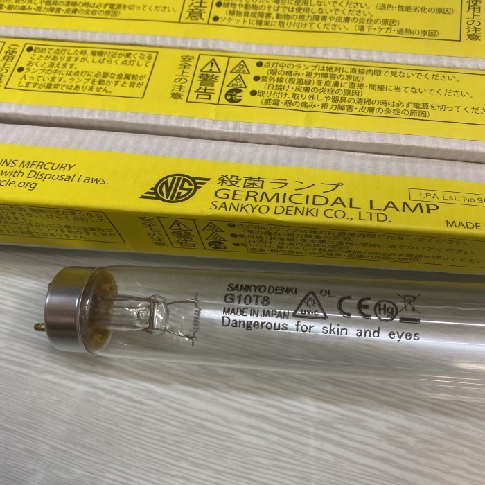 Jual Lampu Uvc Germicidal Sankyo Denki G10T8 Made In Japan Tl Uv 10W ...