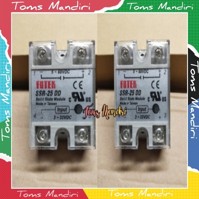 Jual Asli Solid State Relay Fotek Ssr-25 Dd / Ssr 25Dd 25 Amper Free Ongkir | Shopee Indonesia
