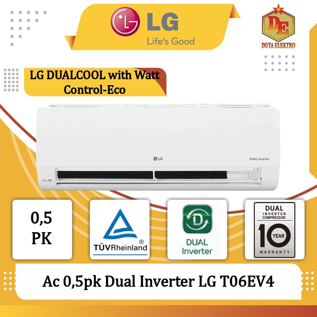 Jual Ac 0,5pk Dual Inverter LG T06EV4 | Shopee Indonesia