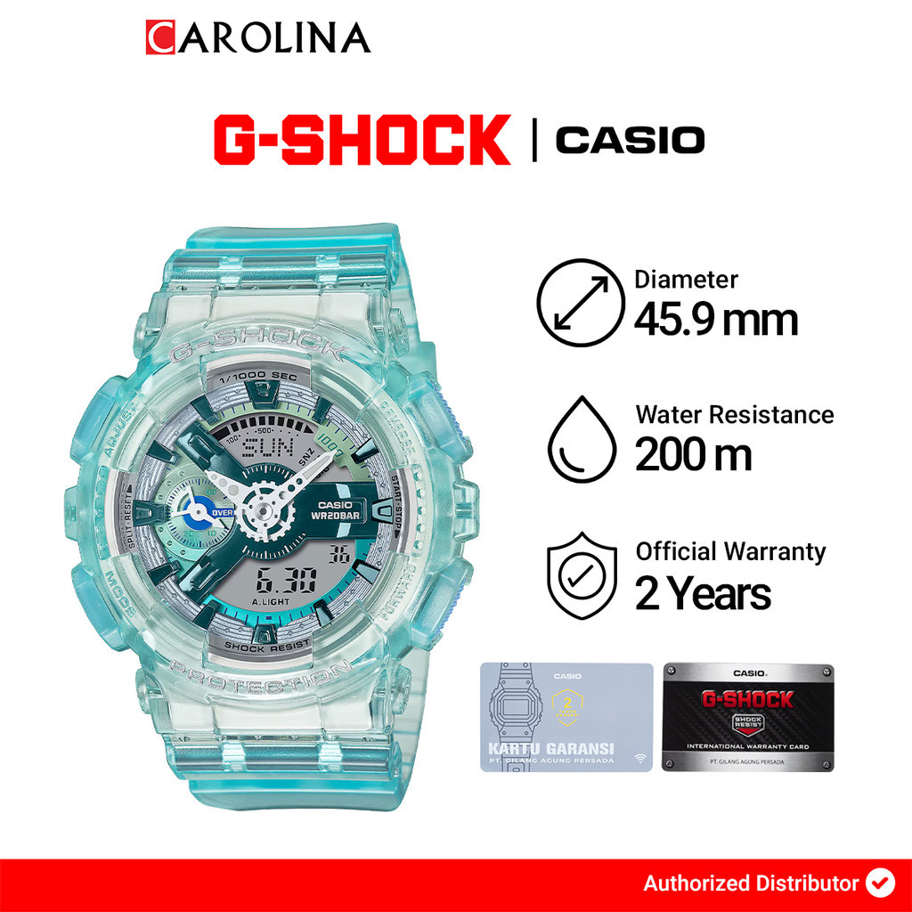 Jual Jam Tangan Wanita Casio G SHOCK GMA-S110VW-2A Future Virtual ...