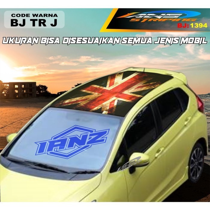 Jual Variasi Stiker Cup Kap Atas / Decal Sticker Atap Mobil / Stiker ...